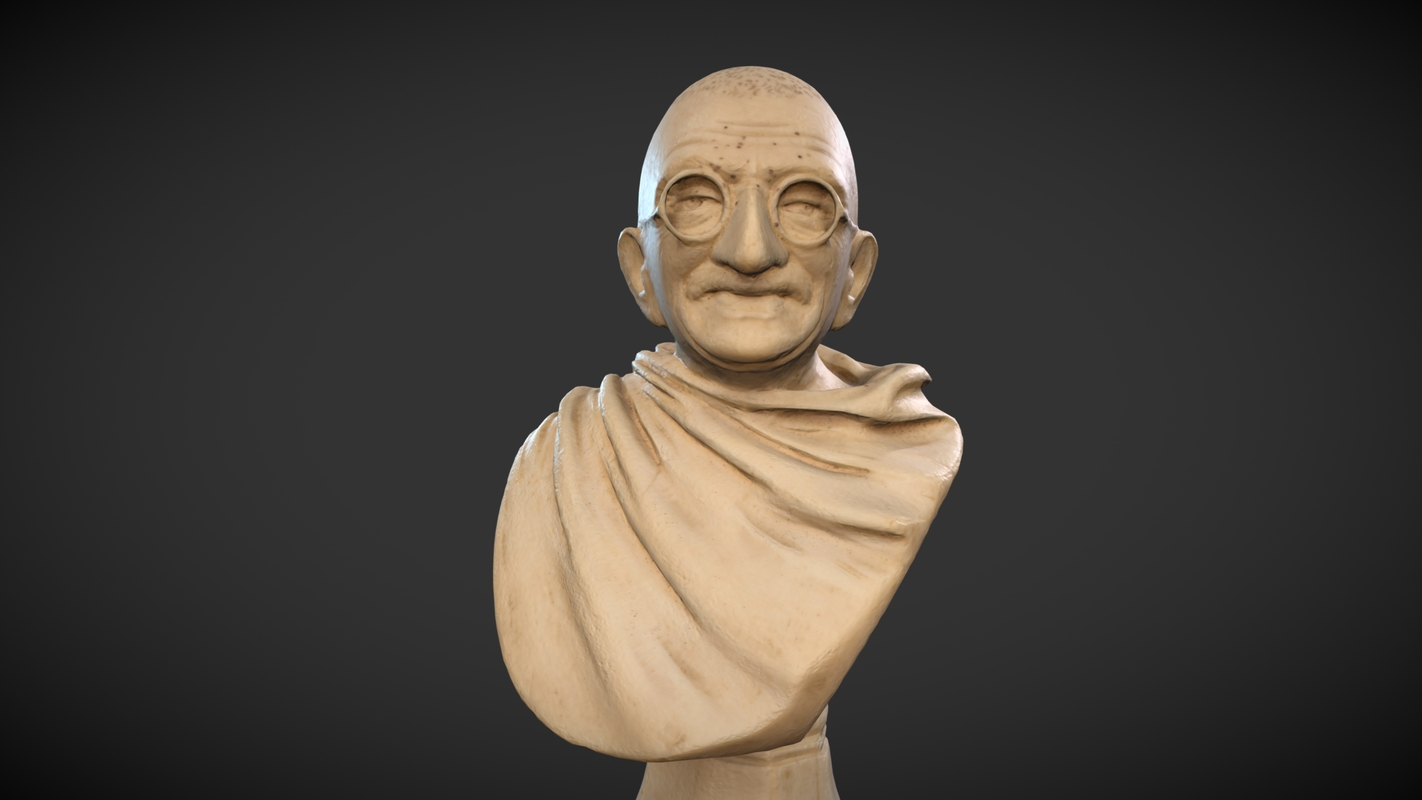Sculpture gandhi 3D model - TurboSquid 1436052