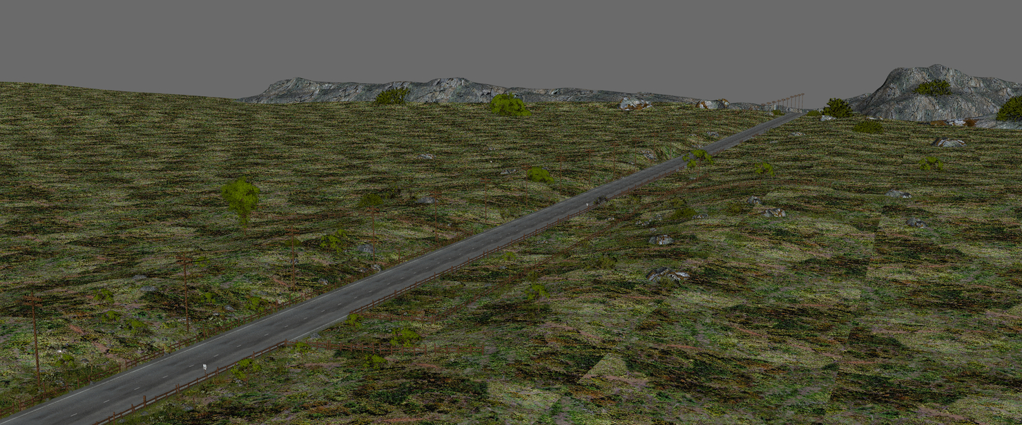 Road sunset 3D model - TurboSquid 1436096