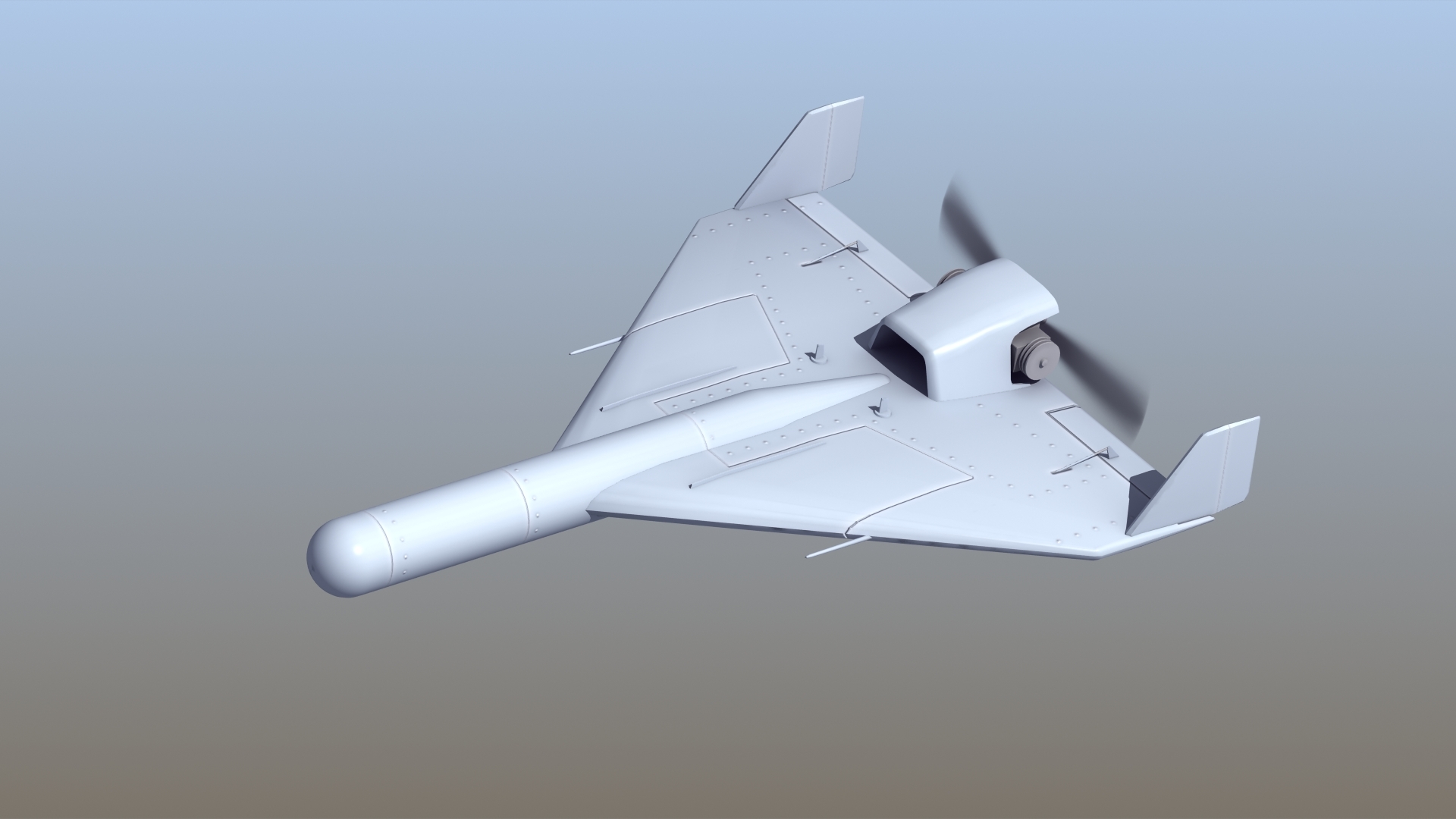 modelo 3d IAI Harpy Merodeando Munición - TurboSquid 1436173