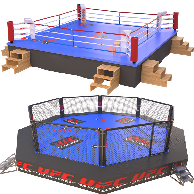 3D fighting arenas ufc - TurboSquid 1436208