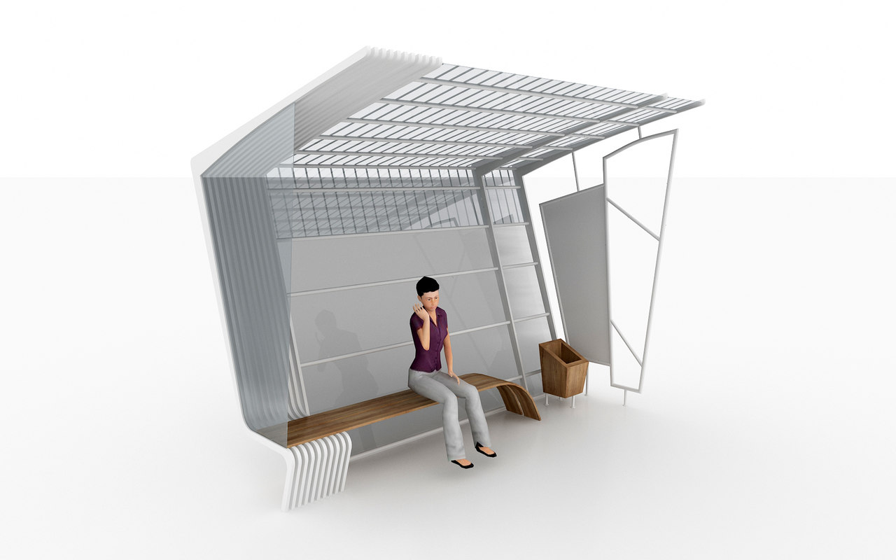 3D model bus station - TurboSquid 1436355