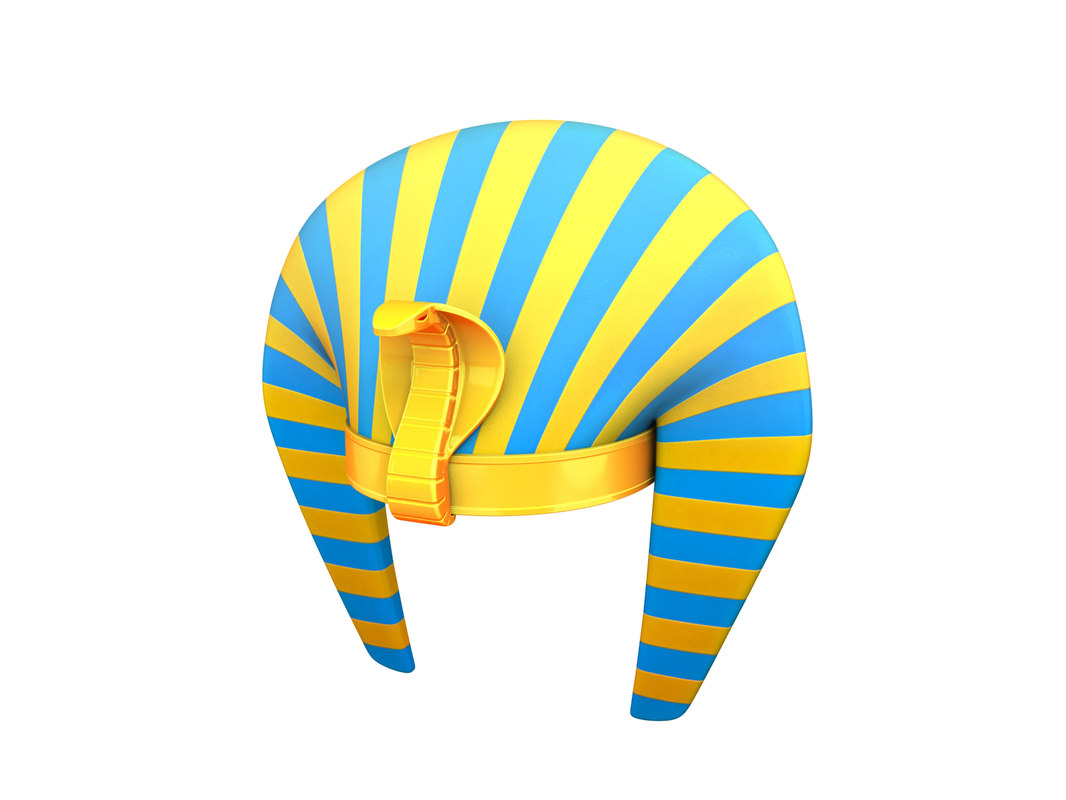 Pharaoh hat 3D model - TurboSquid 1436543
