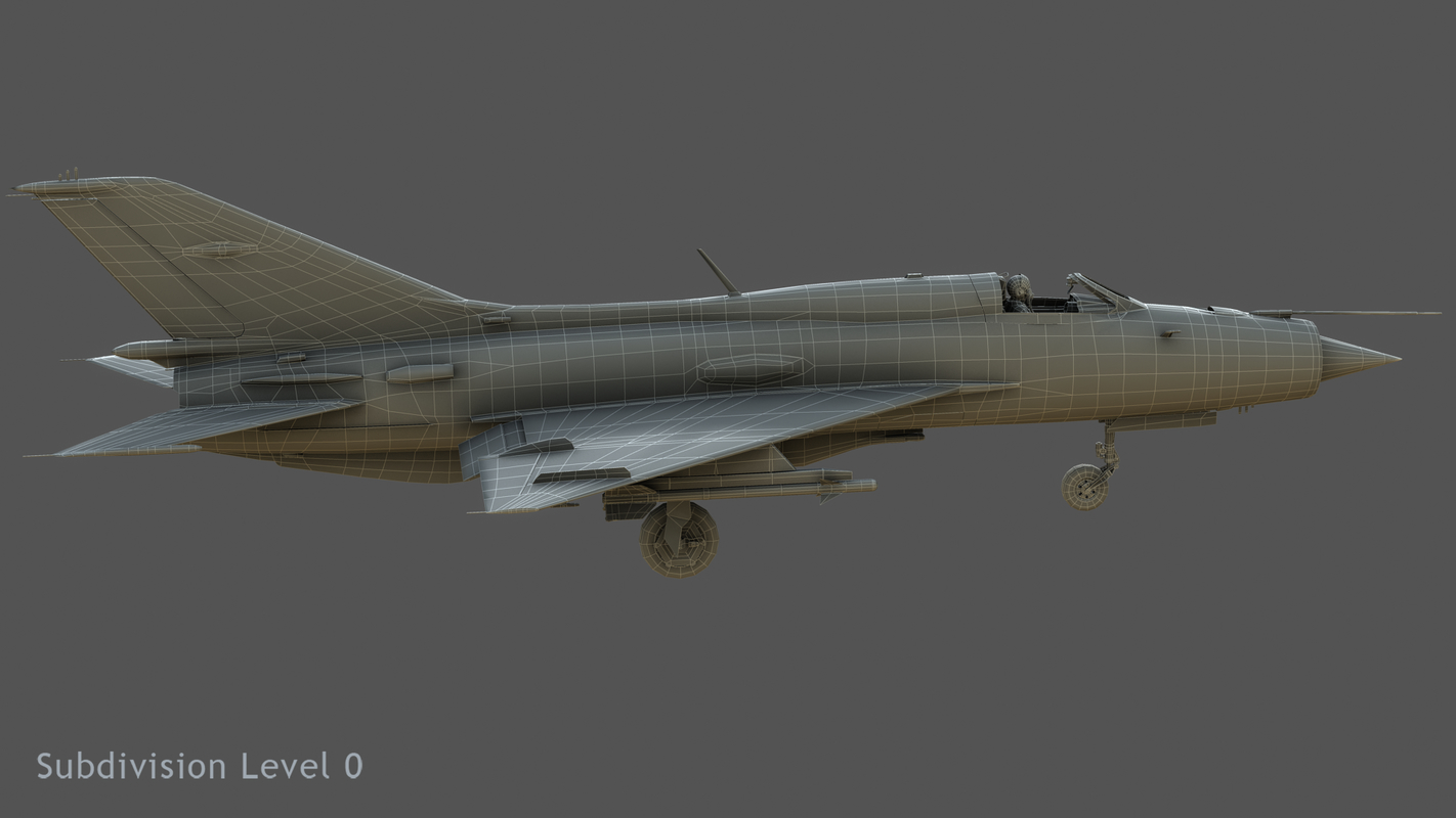 3d mig-21 mf pf model