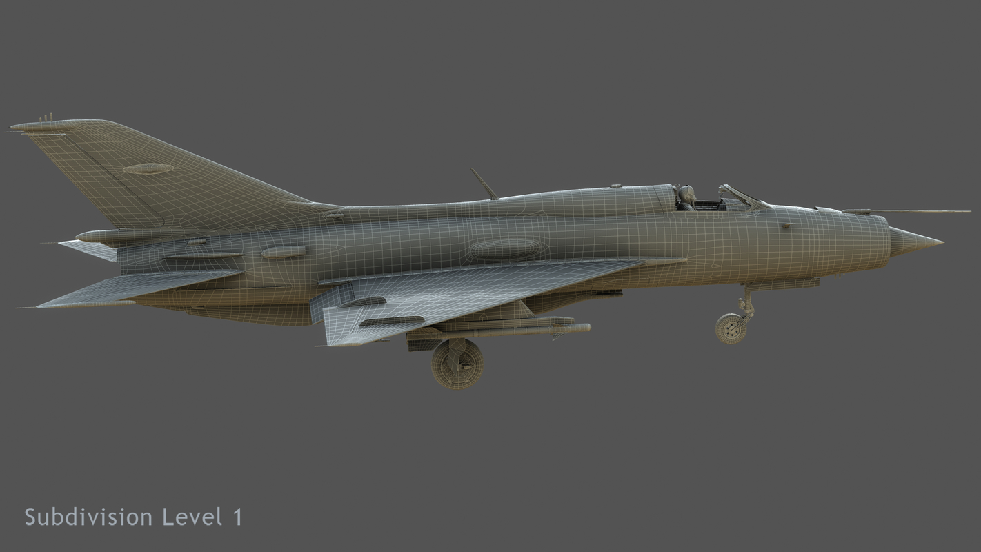 3d mig-21 mf pf model