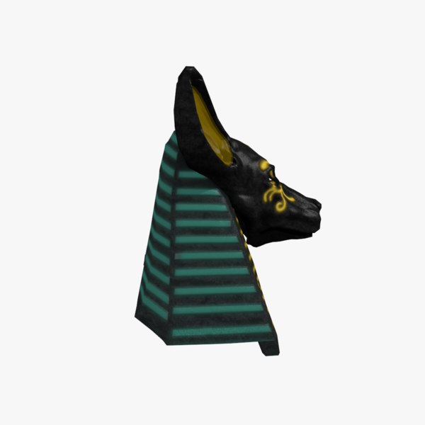 Anubis mask 3D model - TurboSquid 1436898