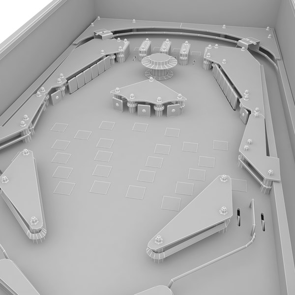 Red pinball 3D model - TurboSquid 1436998