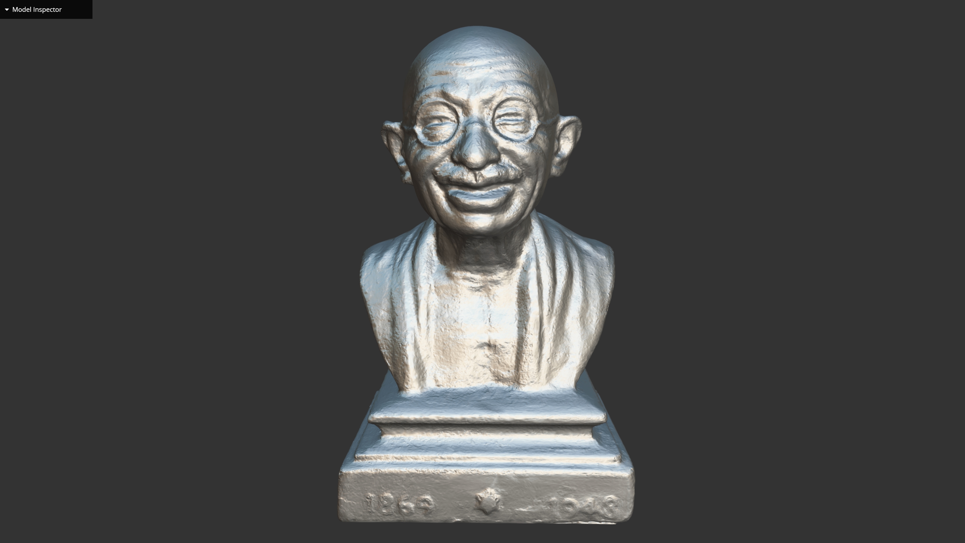 Sculpture gandhi 3D model - TurboSquid 1437216