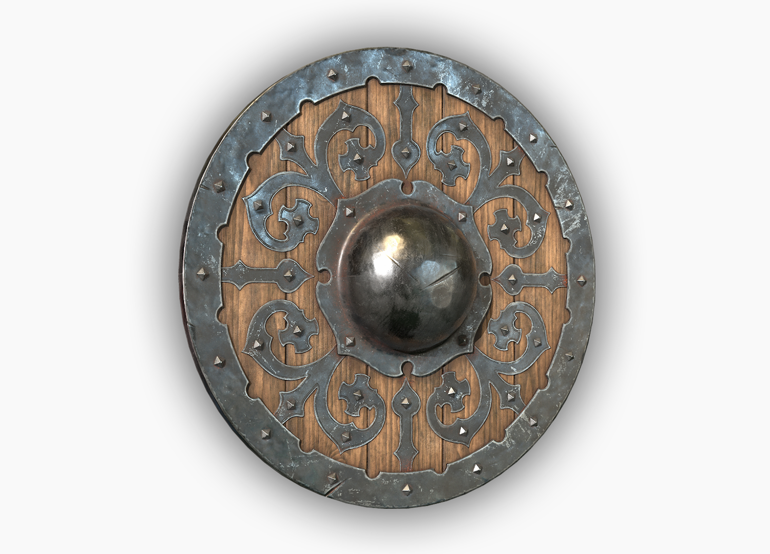 Escudo Buckler N1 Modelo 3D - TurboSquid 1437107