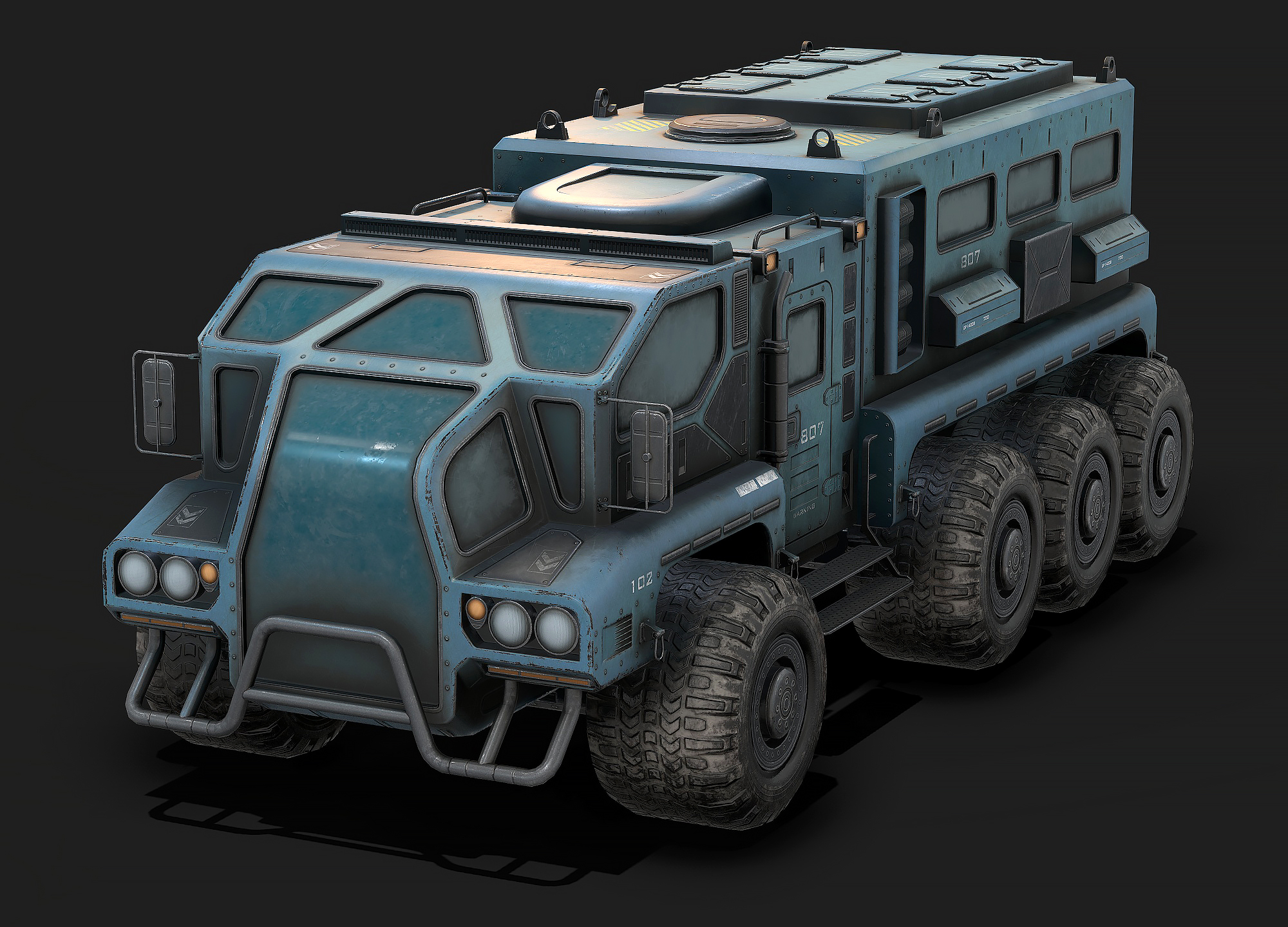 Sci fi truck 3D model - TurboSquid 1337382