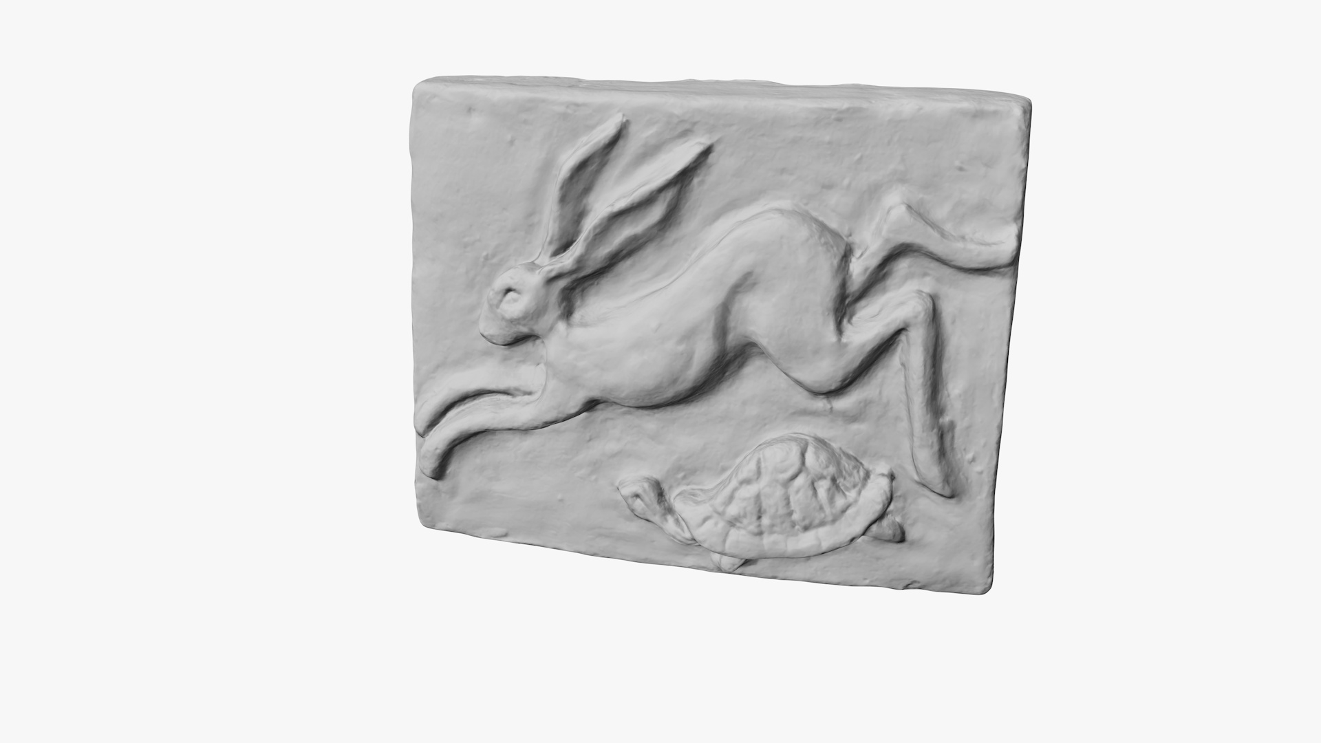 3D model hare relief rabbit - TurboSquid 1437664