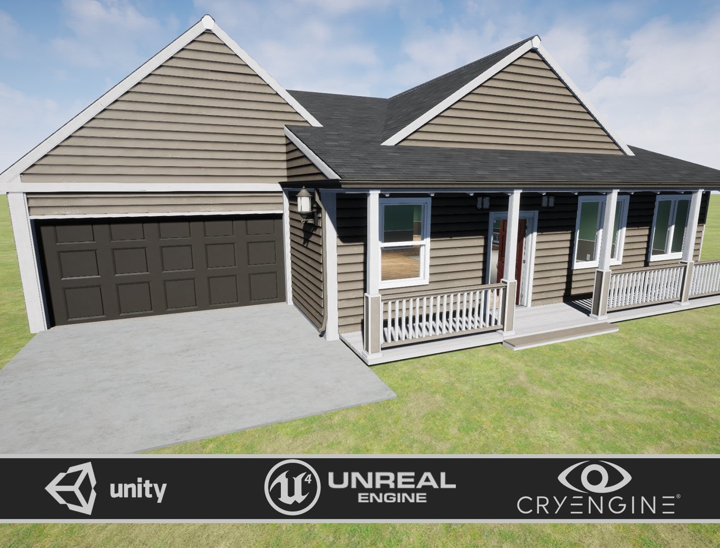 3D modular kit homes - TurboSquid 1437717