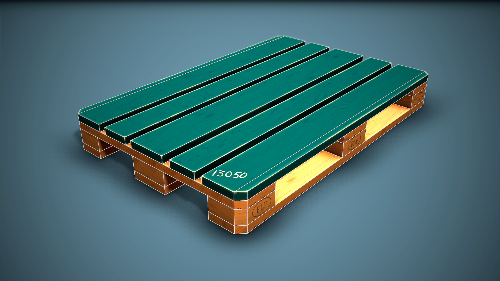 Stylized pallet ready 3D model - TurboSquid 1437733