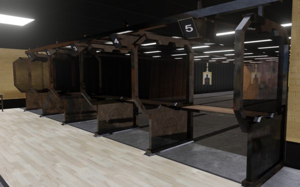 Shooting Range Interior 3D Models for Download | TurboSquid