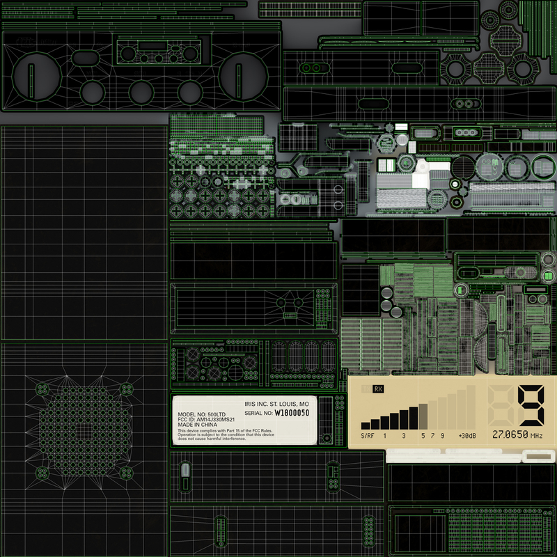 3D cb radio - TurboSquid 1418298