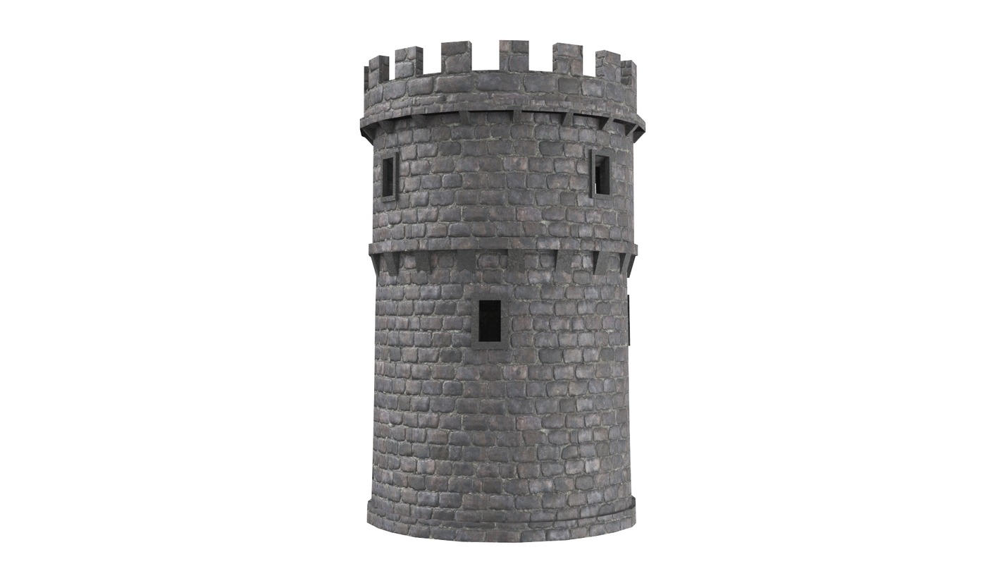 3D model real castle tower - TurboSquid 1438255