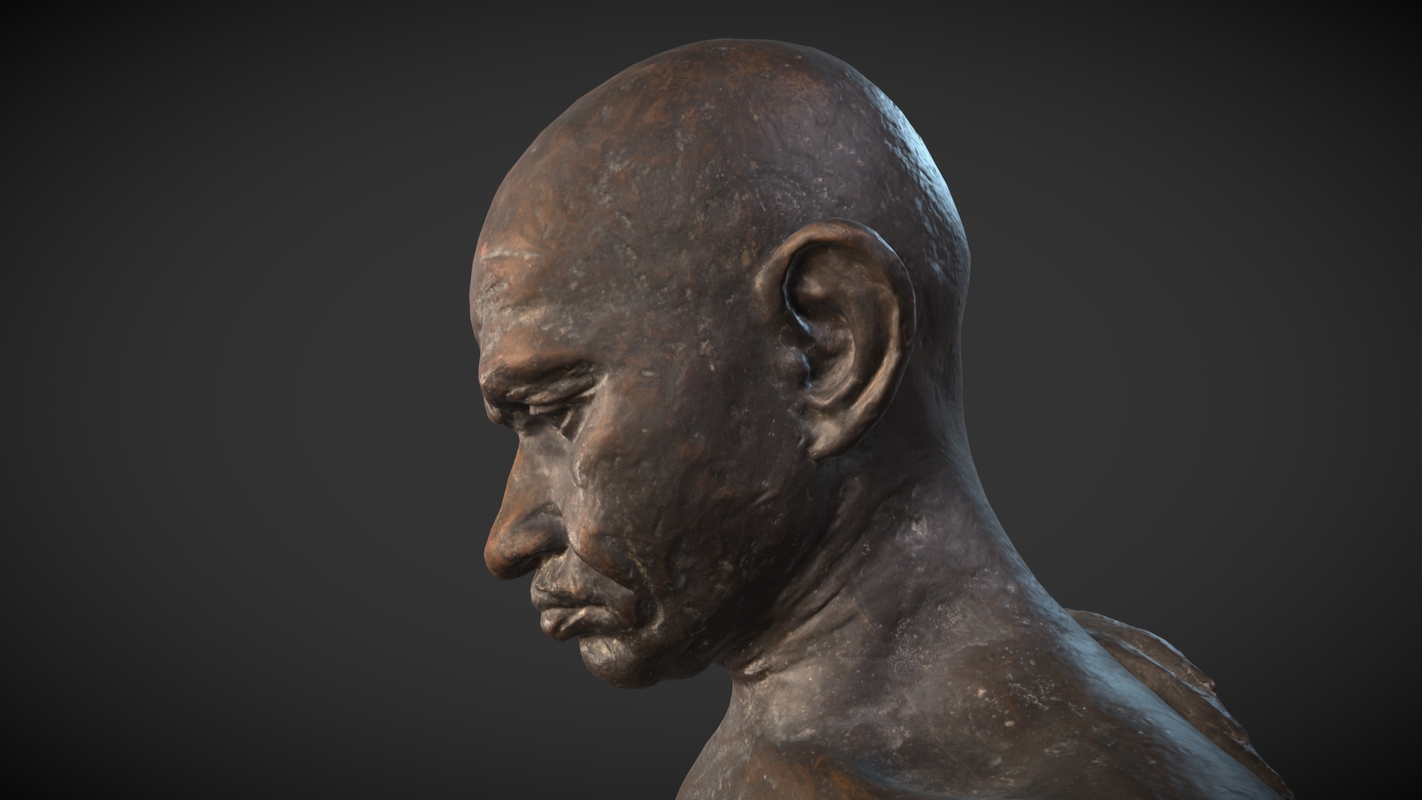 Sculpture gandhi v p 3D model - TurboSquid 1438353