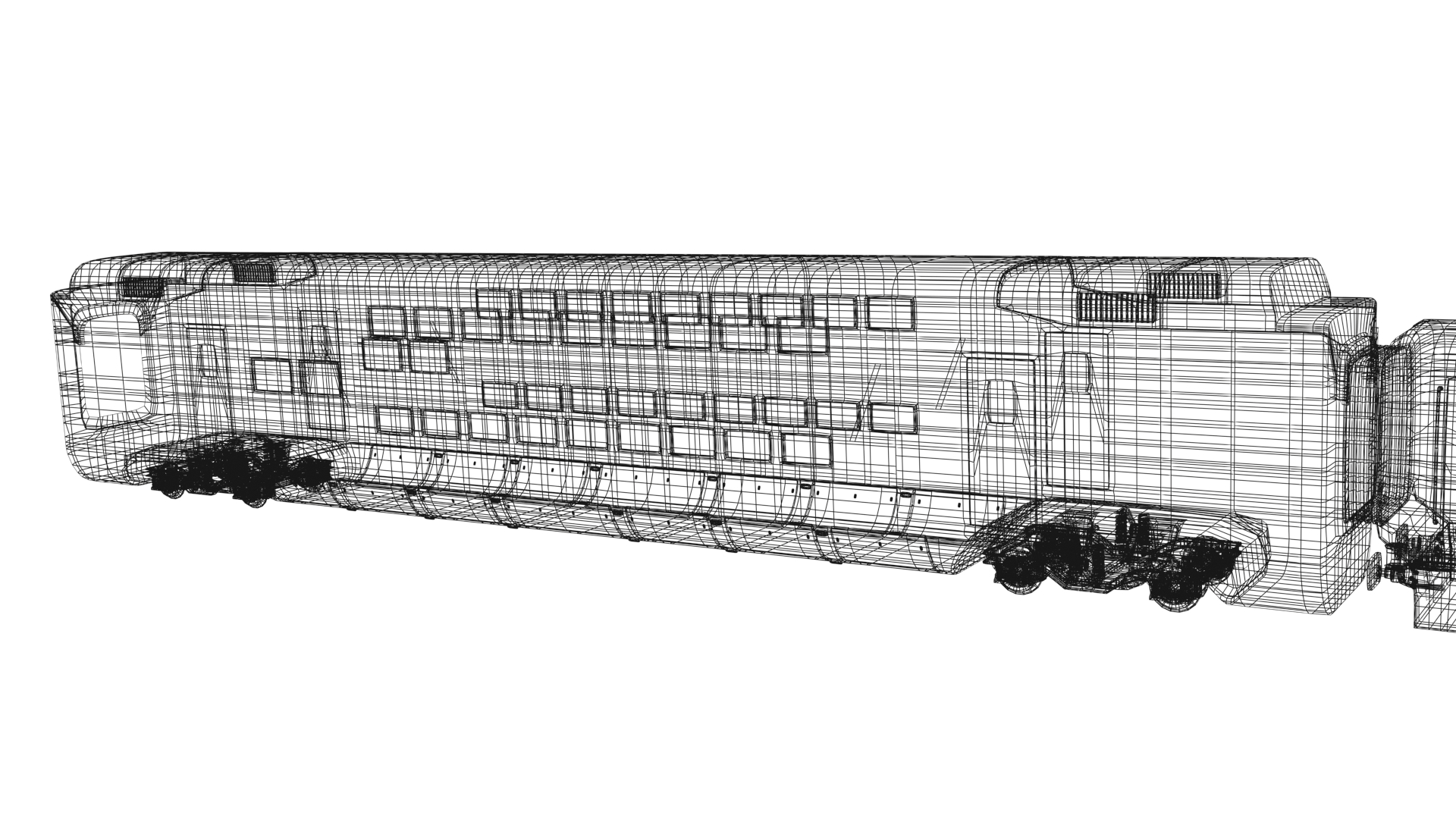 MBTA Train HSP46 Modelo 3D - TurboSquid 1438425