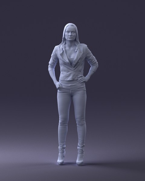 3d body scan woman fashion