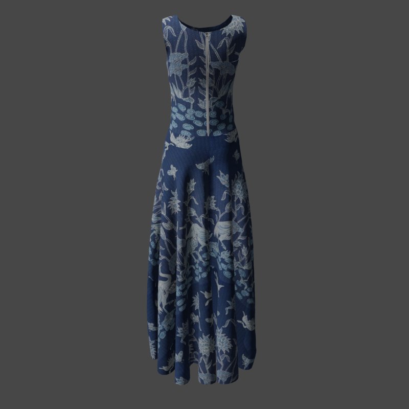 3D model dress batik - TurboSquid 1438627