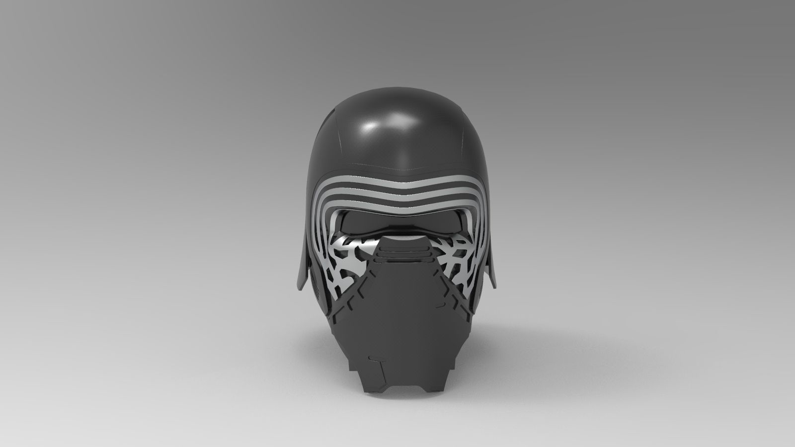 Kylo Ren Helmet 3d Model Turbosquid 1438665