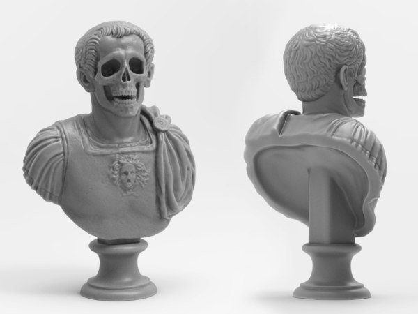 Caesar skull 3D model - TurboSquid 1411539