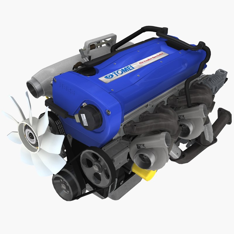 3D rb26dett engine 2 nissan skyline - TurboSquid 1375258