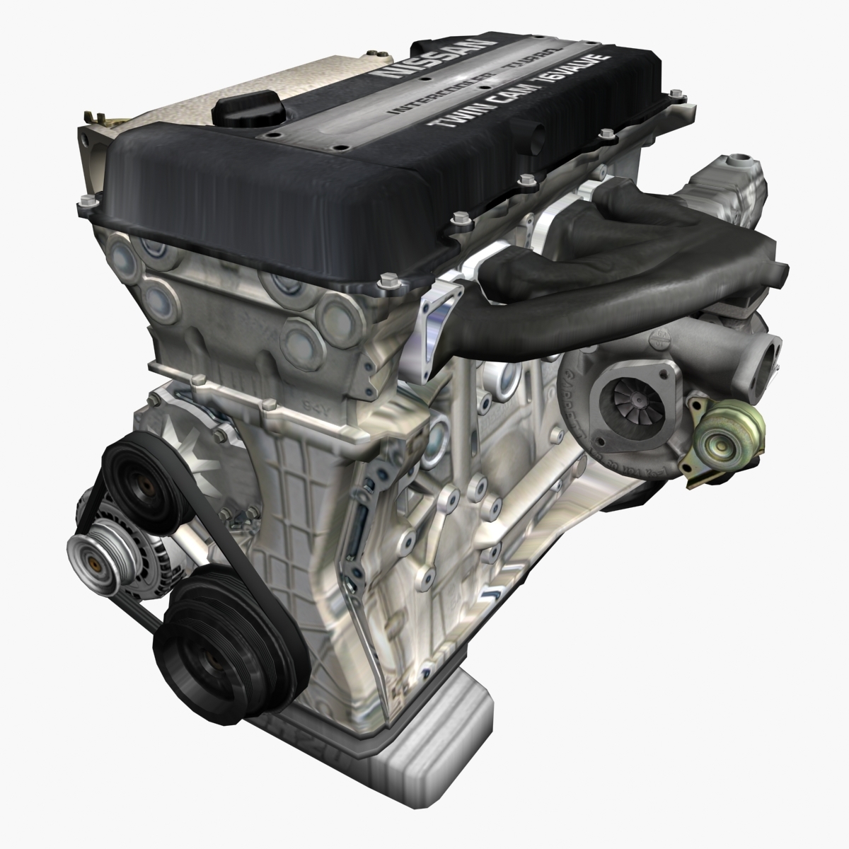 nissan sr20det engine parts 3d 3ds