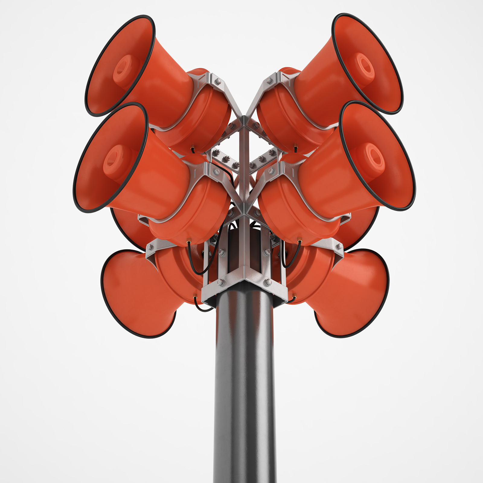 Outdoor warning siren model - TurboSquid 1438781