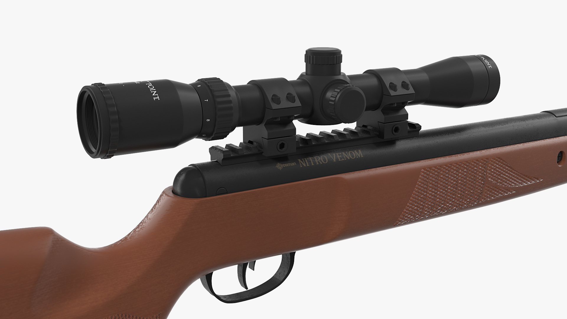 modelo 3d Crosman Nitro Venom Break Barrel Air Rifle con alcance ...
