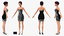 Cartoon young girl party 3D model - TurboSquid 1439017