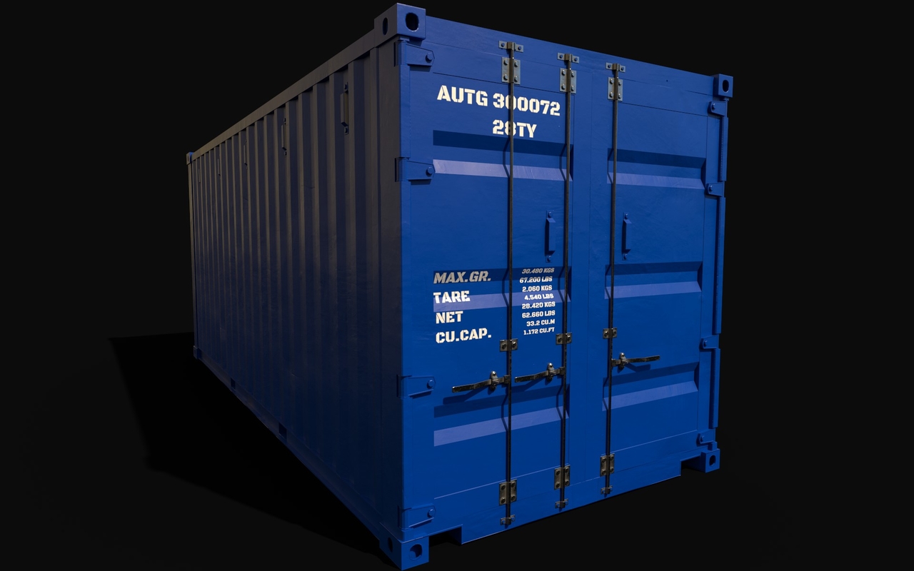 Cargo Container Blender Models for Download | TurboSquid