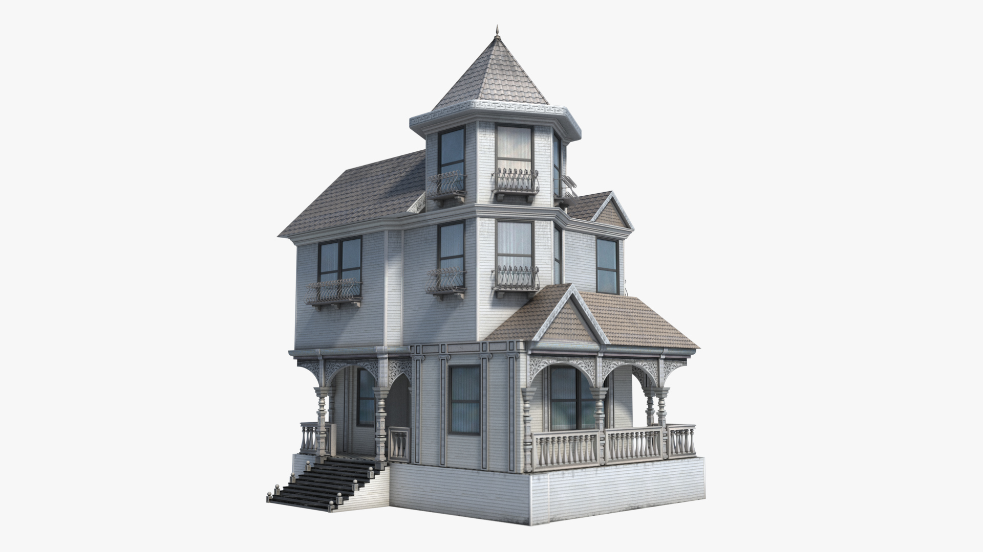 Victorian house 3D model - TurboSquid 1439293