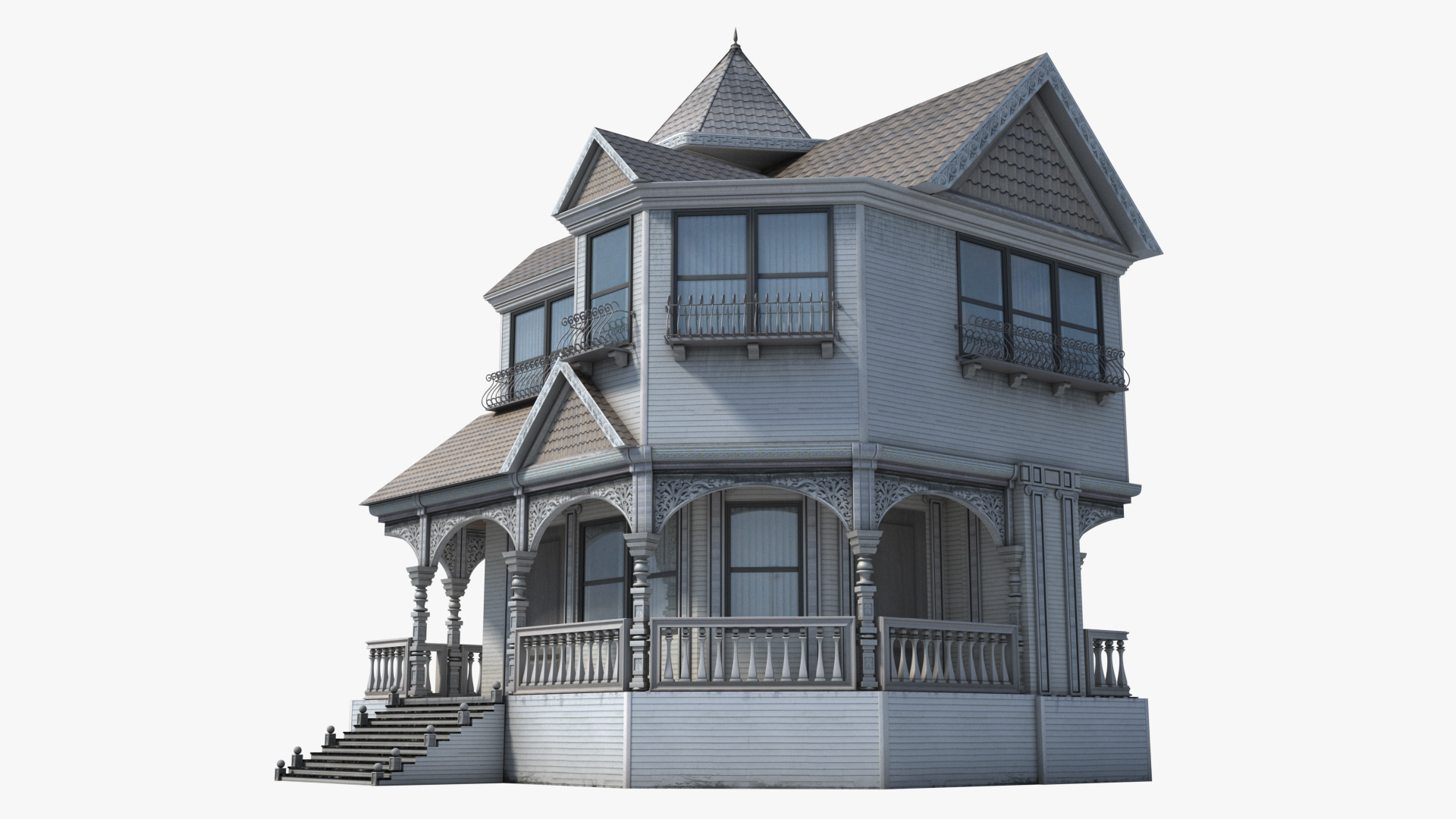 Victorian house 3D model - TurboSquid 1439293