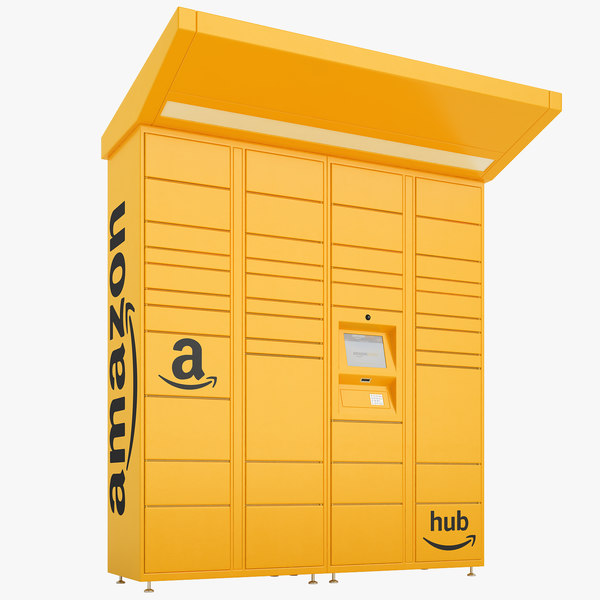 3D amazon delivery lockers - TurboSquid 1439207