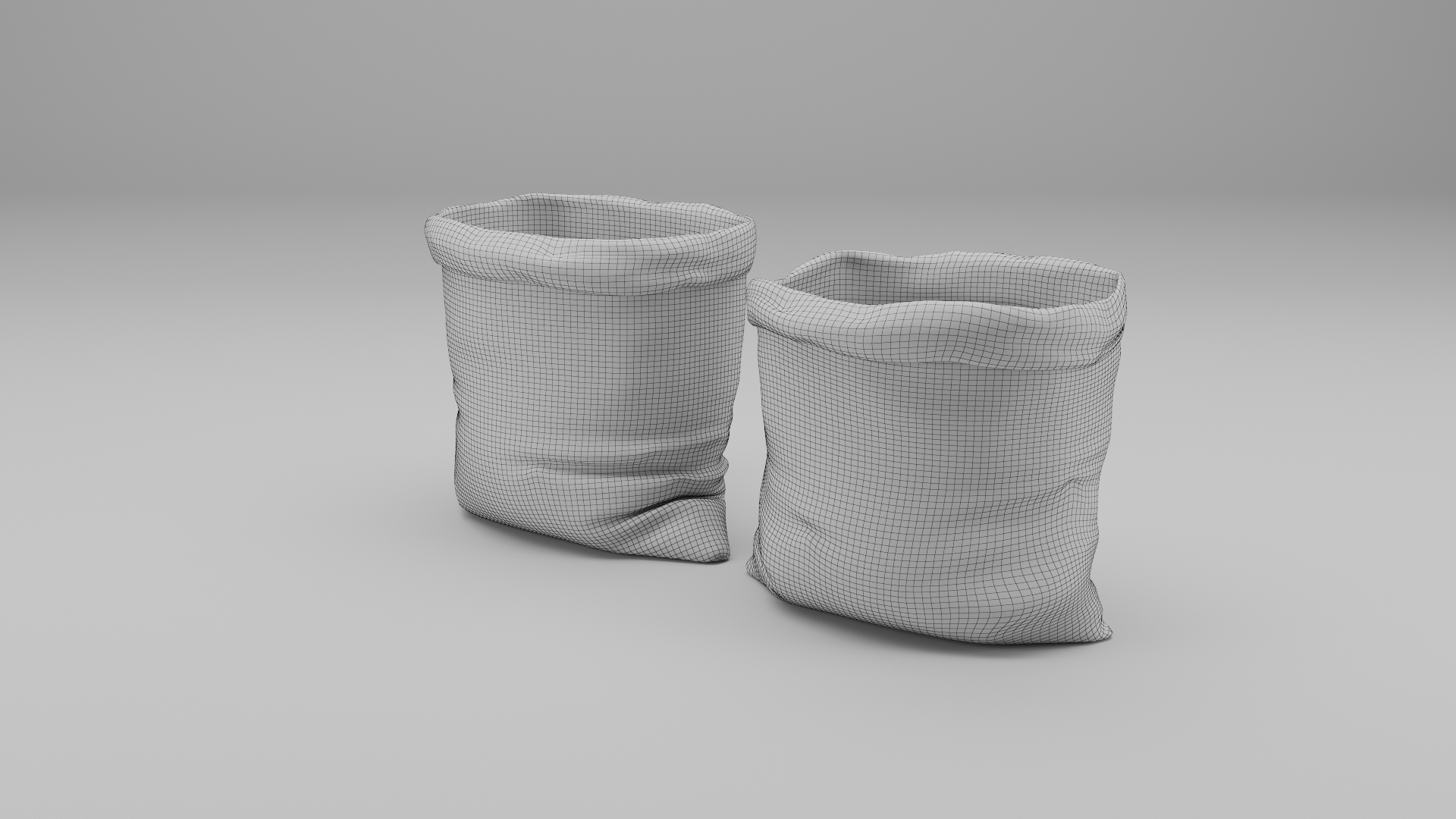 Sack container 3D model - TurboSquid 1438844