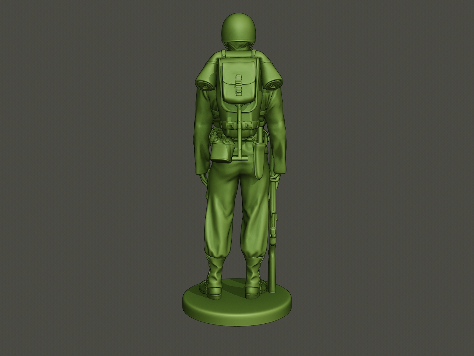 Free american soldier ww2 stand 3D model - TurboSquid 1439322