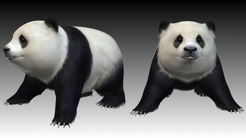 panda 3d model