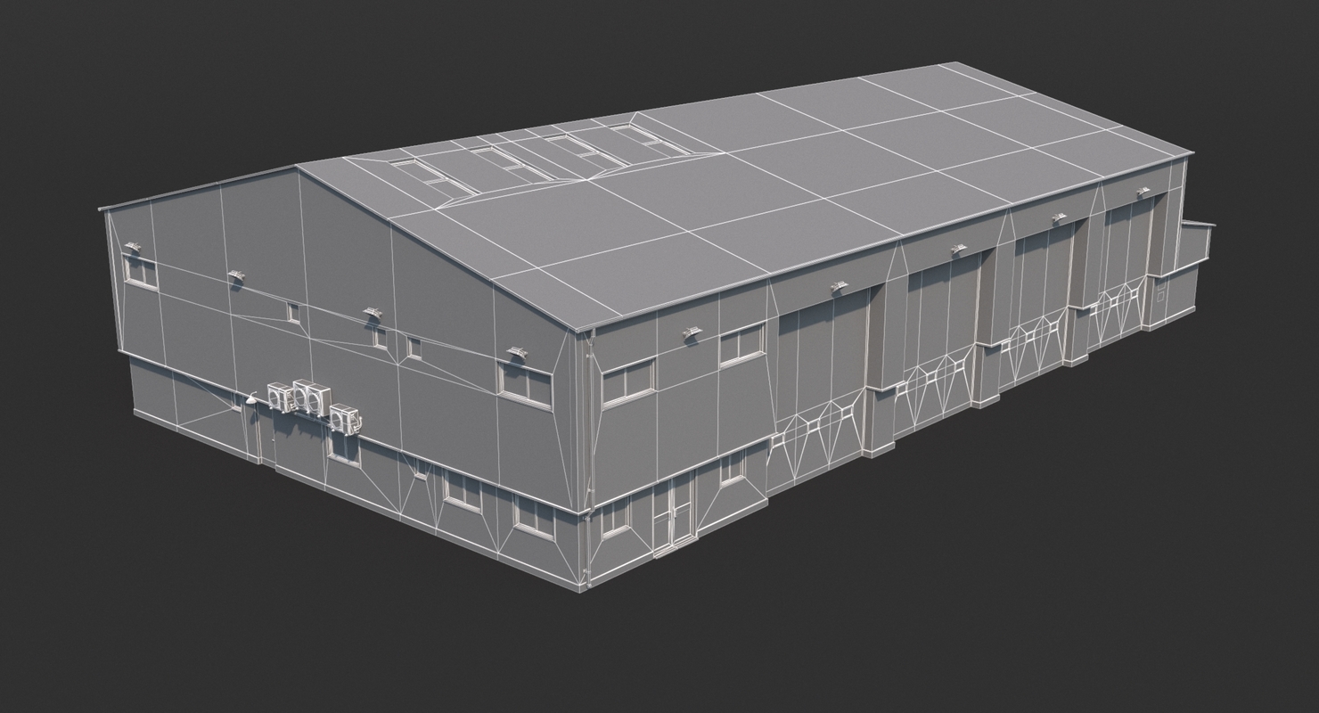3D industrial buildings - TurboSquid 1439366