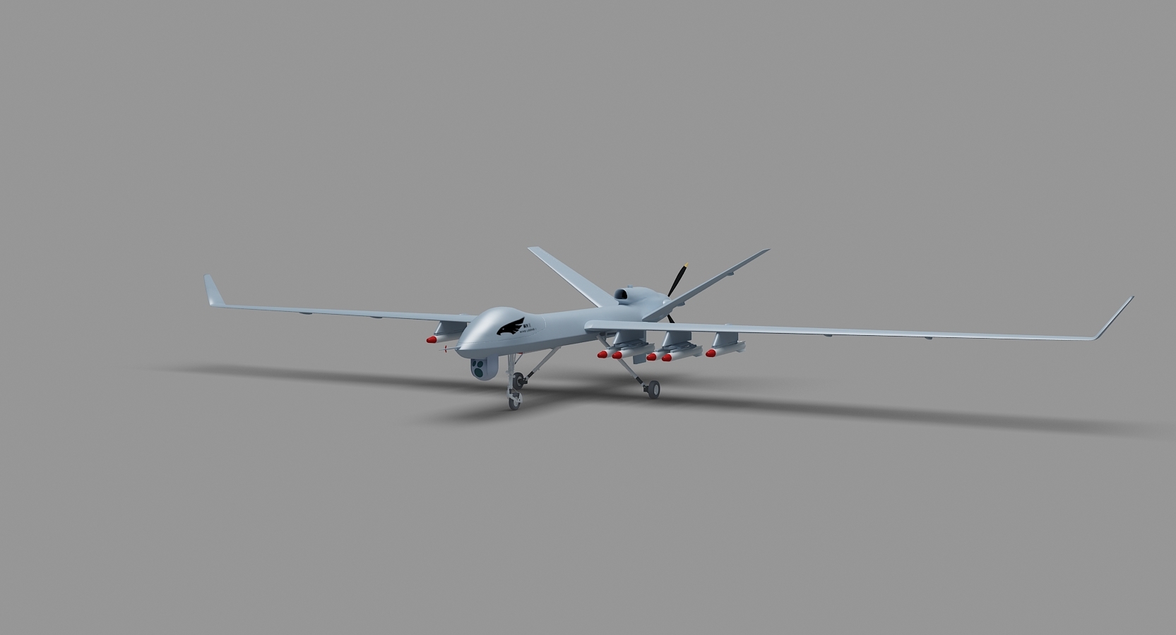 Chinese wing loong ii 3D - TurboSquid 1439419