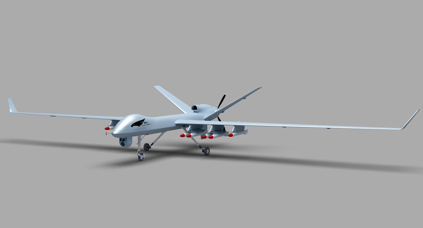 Chinese wing loong ii 3D - TurboSquid 1439419