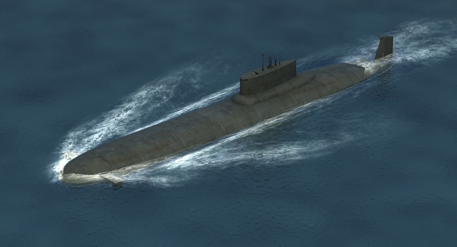 Taifun SSBN U-Boot 3D-Modell - TurboSquid 1439512