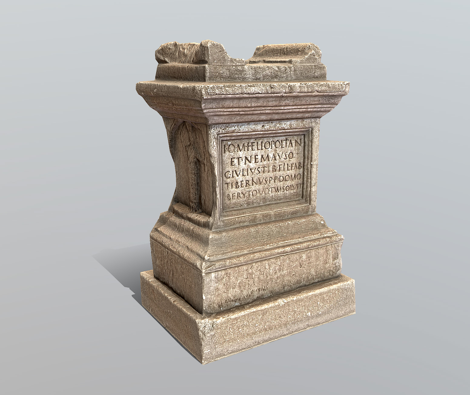 Roman altar model - TurboSquid 1439515