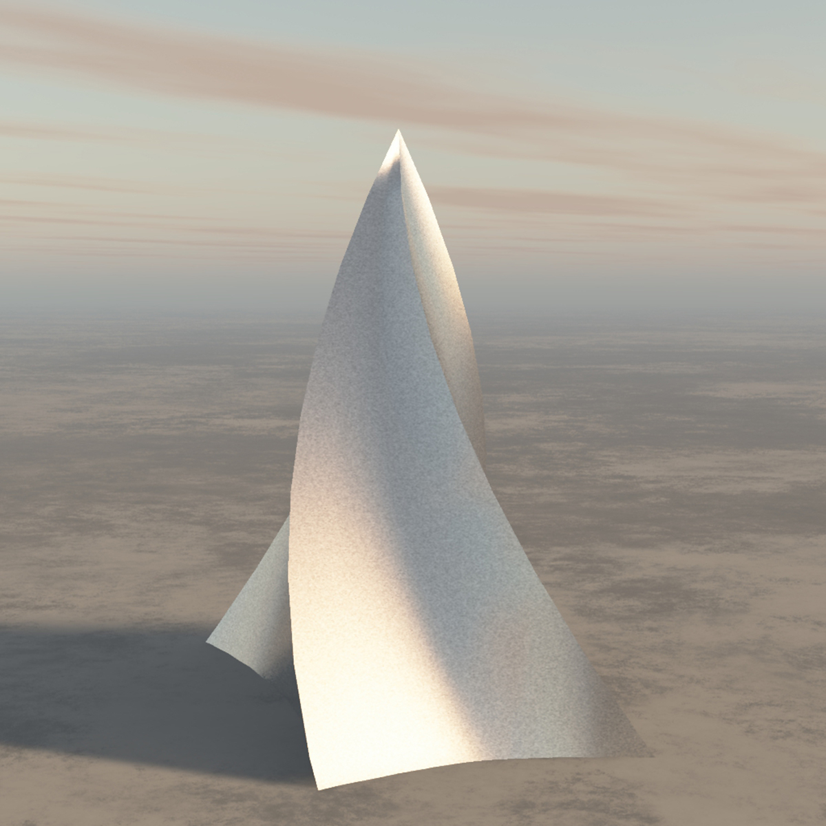 Twisted pyramid futuristic building 3D - TurboSquid 1439578