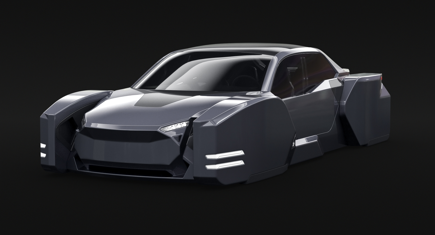 3D future hover car model - TurboSquid 1439898