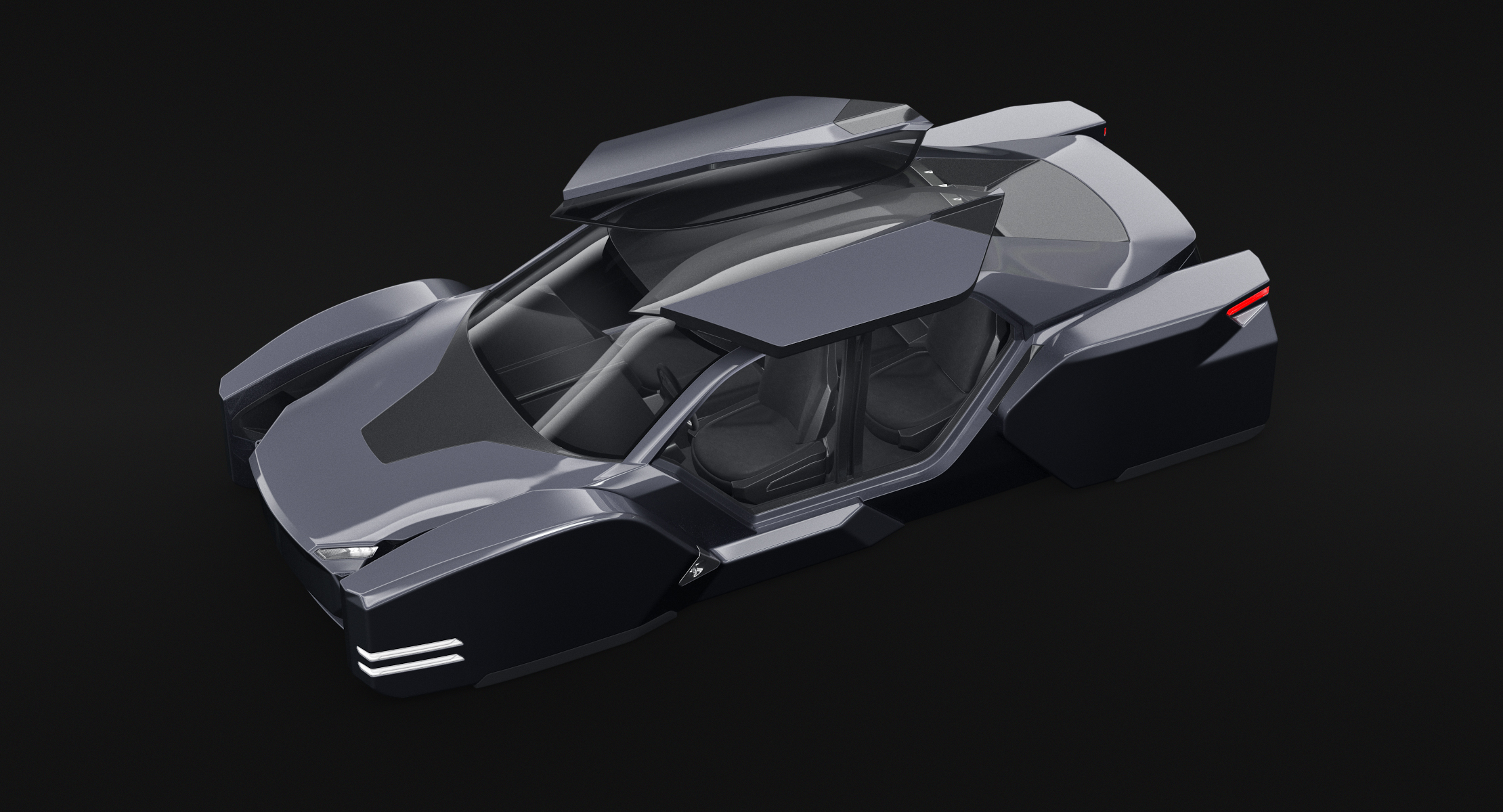 3D future hover car model - TurboSquid 1439898