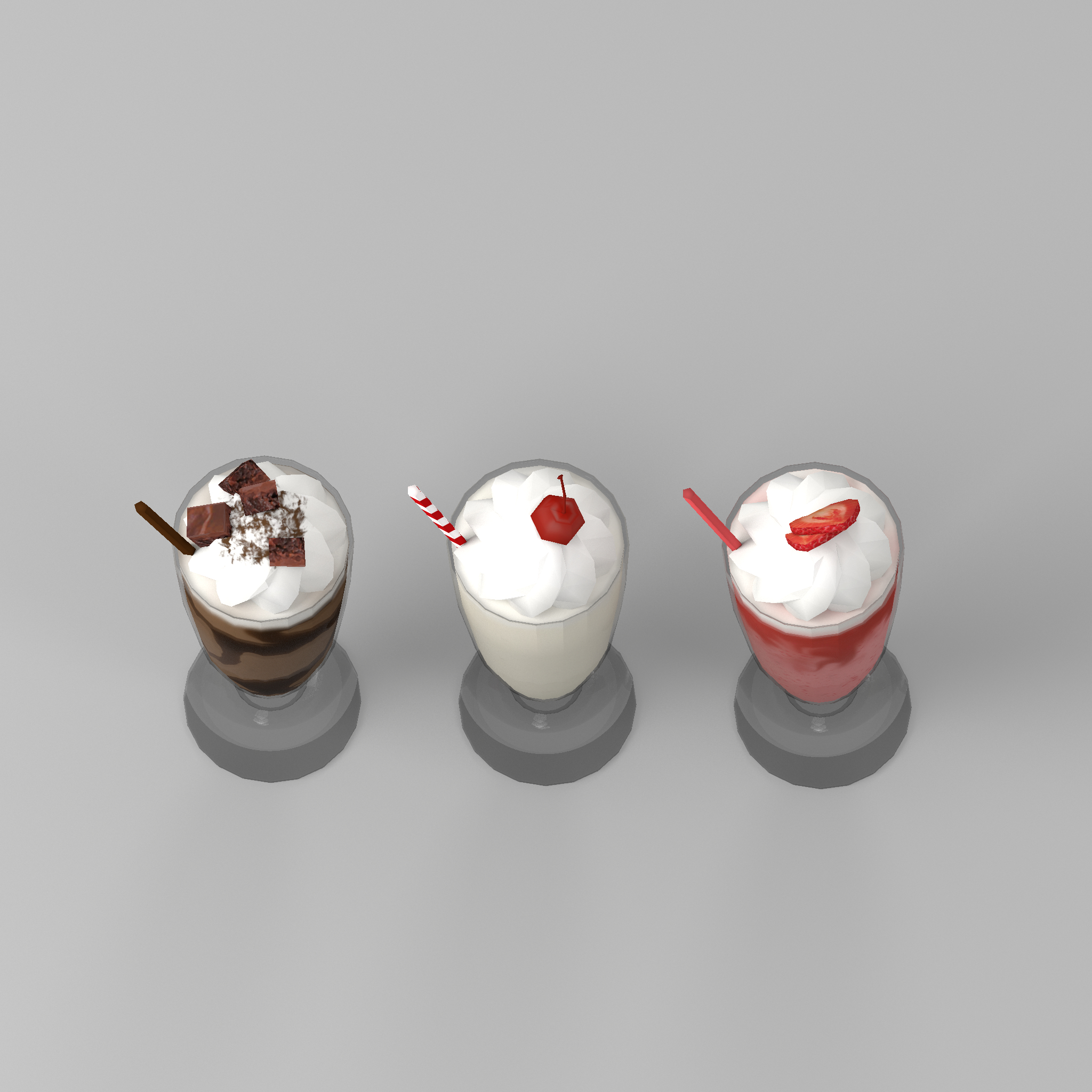 Milkshake 3D model - TurboSquid 1439911