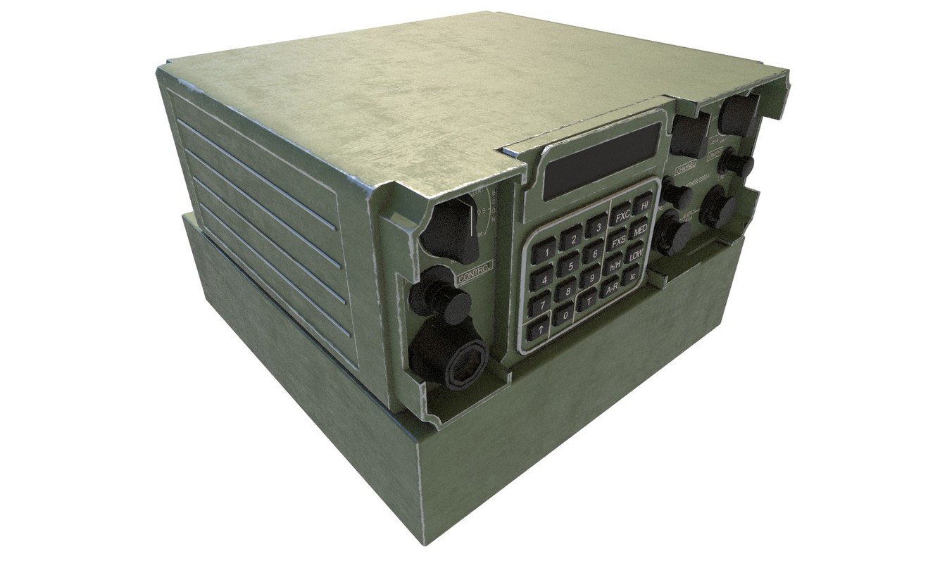 3D frequency vhf radio - TurboSquid 1440216