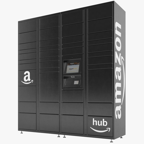 Amazon delivery lockers model - TurboSquid 1439922
