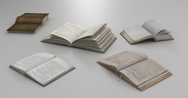 Book Blender Models for Download | TurboSquid