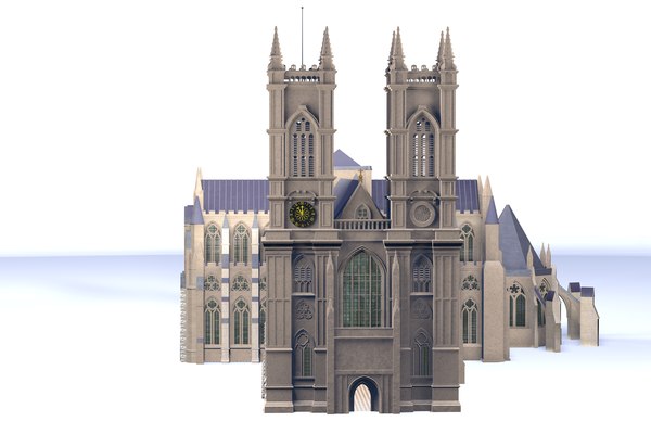 3d model of westminster abbey church